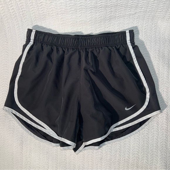 Nike | Shorts | Nike Dark Grey And White Dri Fit Tempo Running Shorts ...